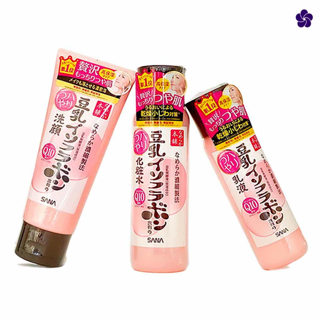 SANA - Nameraka Honpo Soy Milk Q10 Face Wash 150g | Murasaki Cosmetics